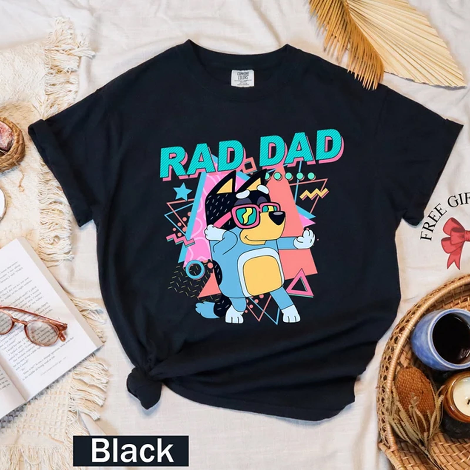 Bluey Rad Dad TShirt, Family Matching Shirts, Bandit Dad Shirt Unisex ...