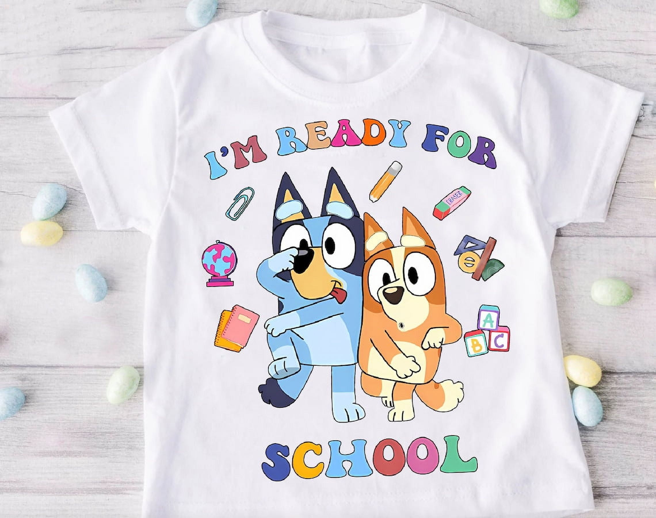 Bluey Ready for School, Fun First Day of School Celebration, Bella ...