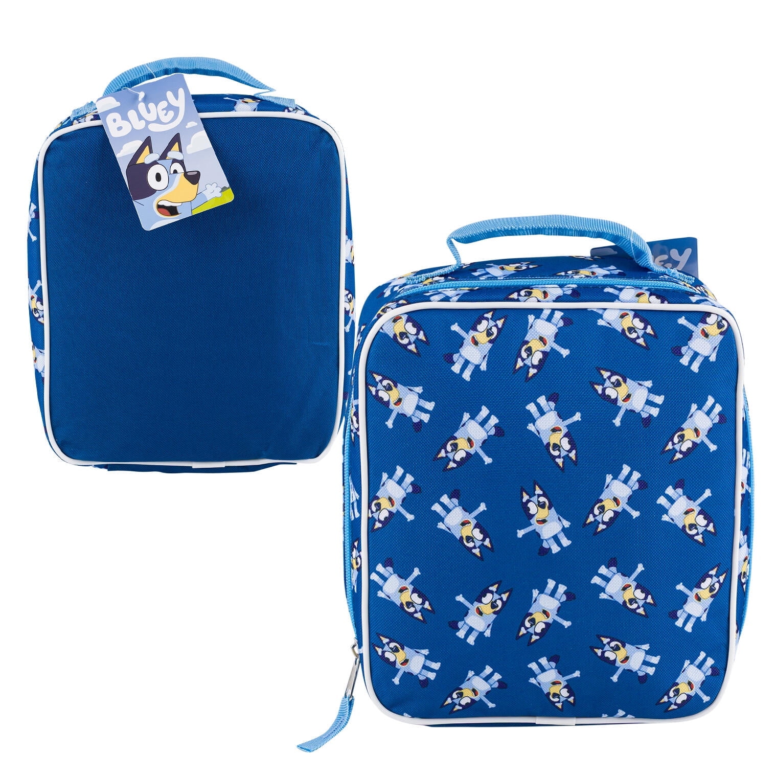 Bluey Rectangular Lunch Bag - 9.5" - Bluey Heeler - Walmart.com