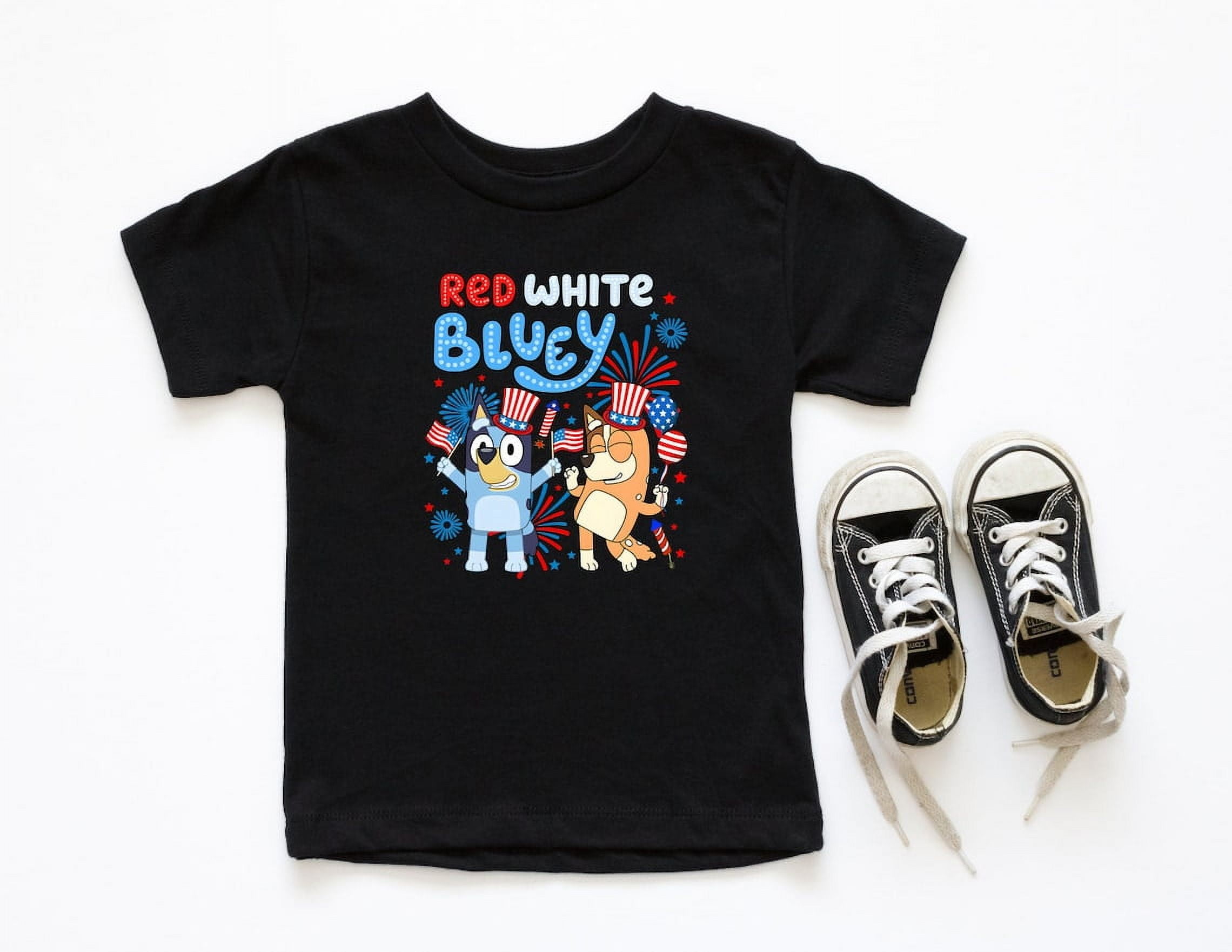 Bluey Red White Bluey, Independence Day Celebration, Patriotic 4th of ...