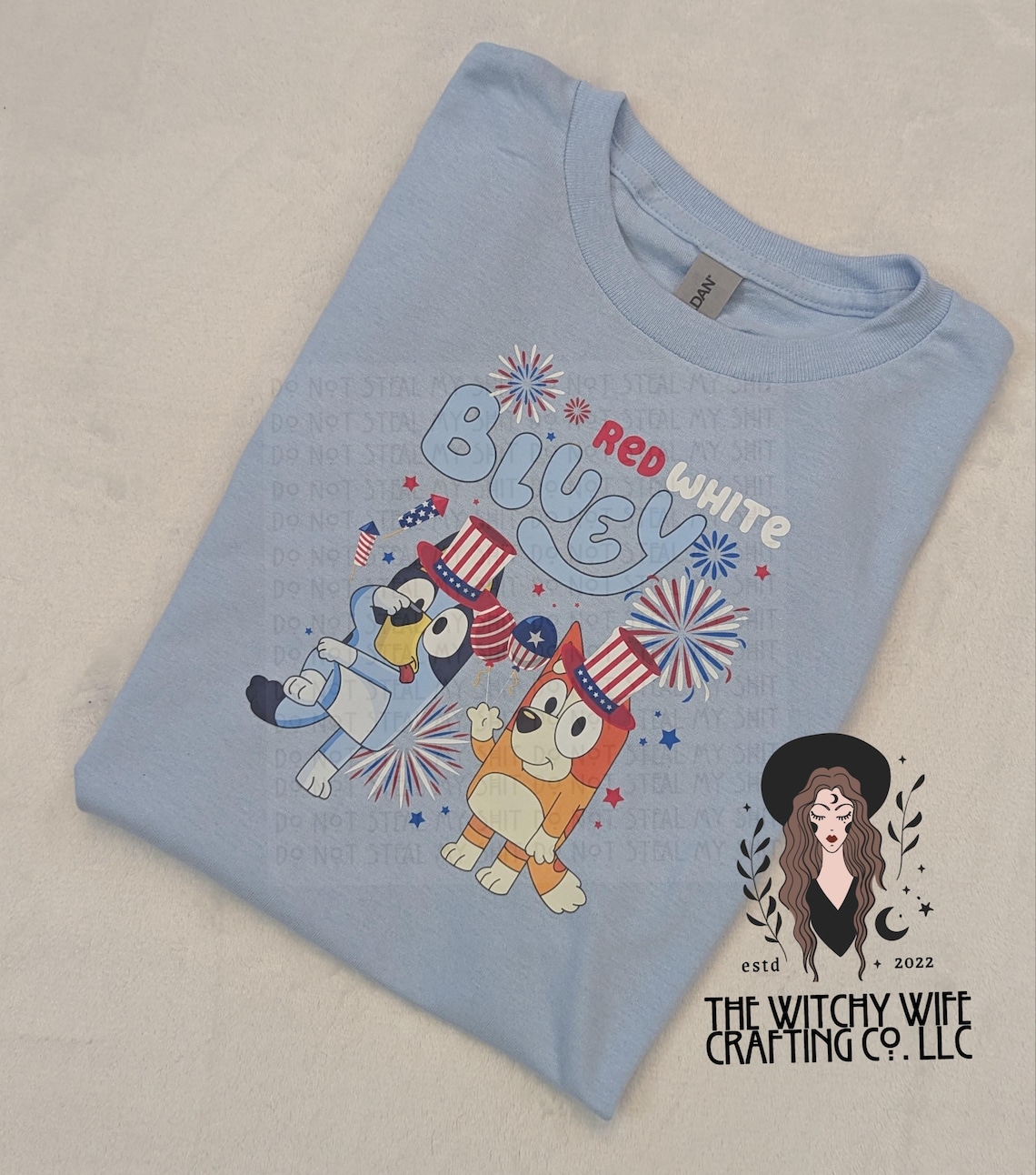 Bluey Red White & Blueyy - Walmart.com