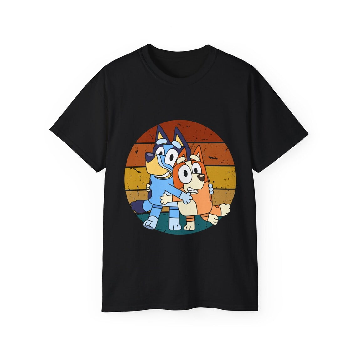 Bluey Retro Bluey & Bingo, The Heeler Sister, Unisex S-5XL Hot Trending ...