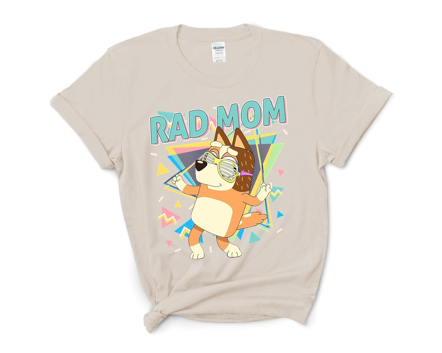 Bluey Retro Rad Mom Shirt, Chilli Heeler, Mum Tees, Mother'S Day Gift ...