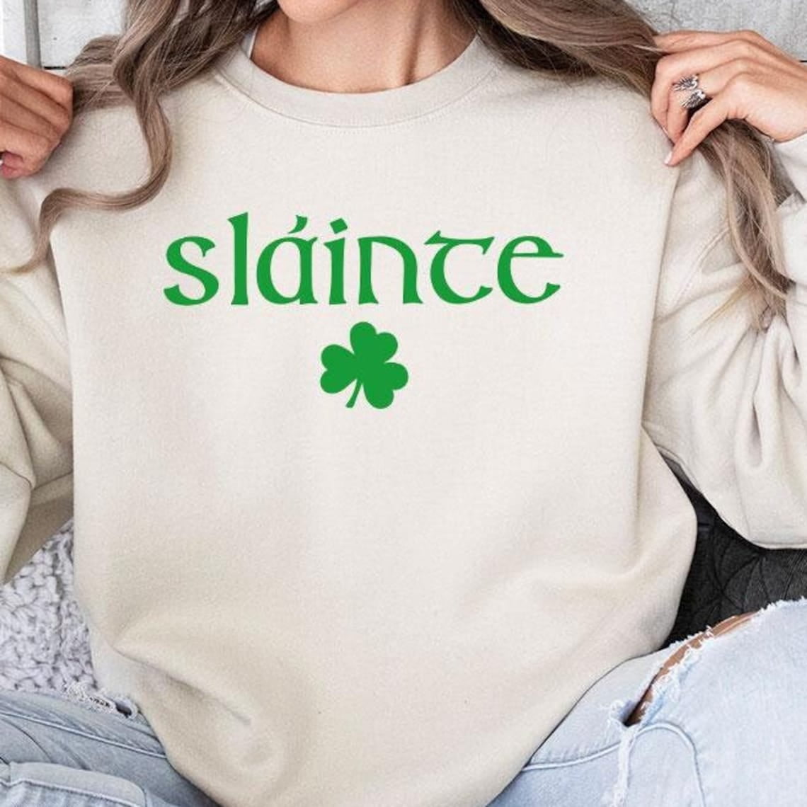 Bluey Retro Slainte Sweatshirt, Irish Slainte Hoodie, Irish Slainte ...