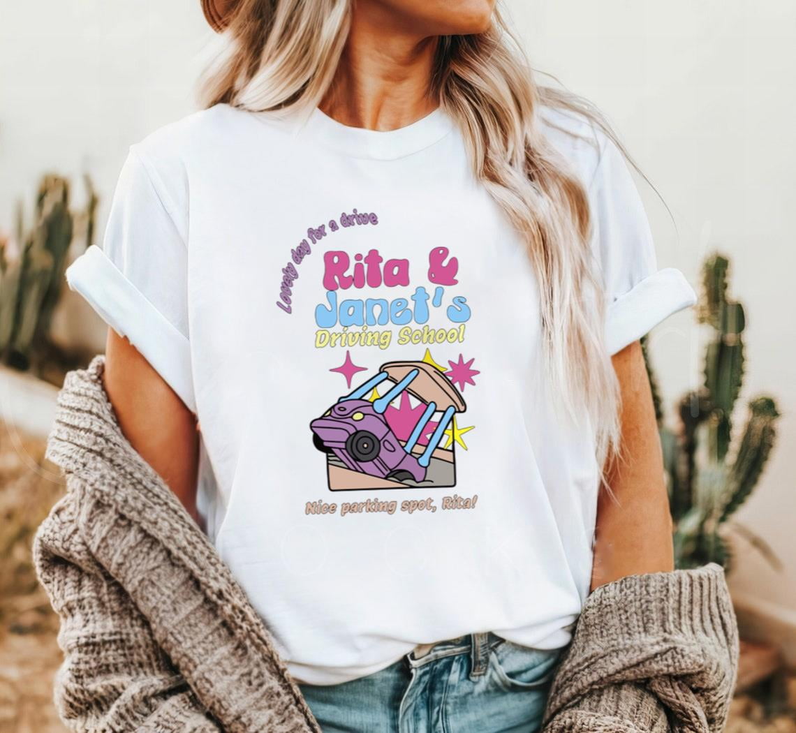 Bluey Rita And Janet Driving School Bluey Shirt, Funny Bingo Bluey ...