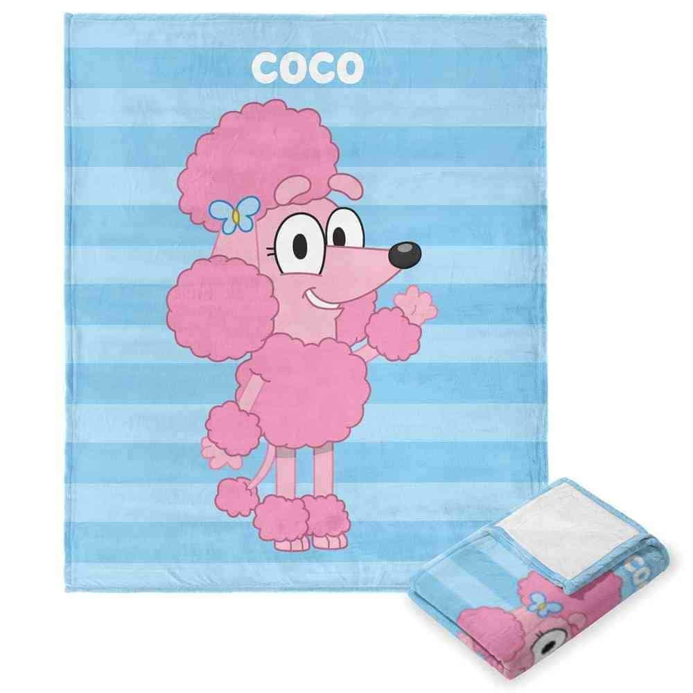 Bluey Roll Call Coco Kids Silk Touch Throw Blanket - Walmart.com