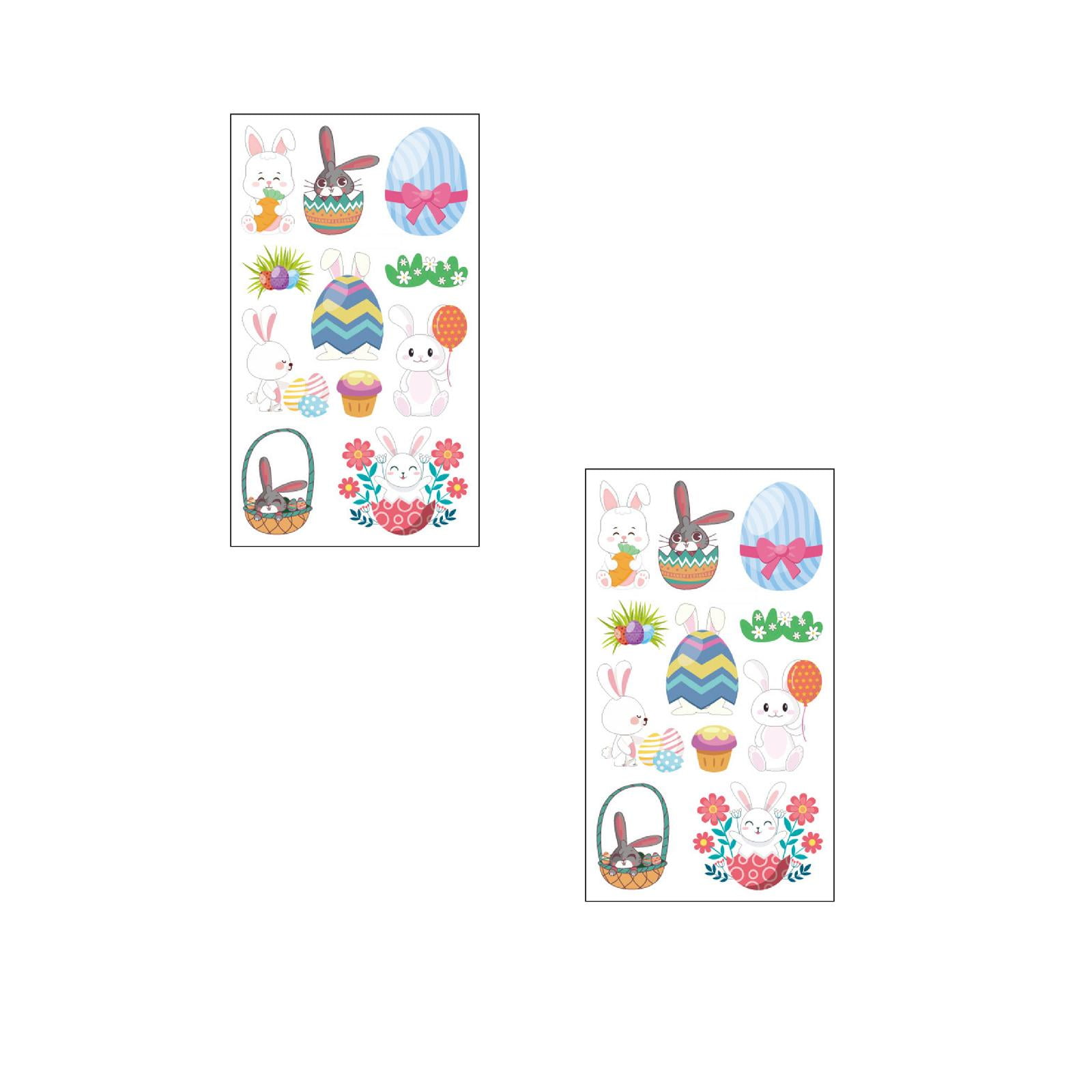 Bluey Room Decor 1 Sheet Easter Sticker Body Temporary Art Painting ...
