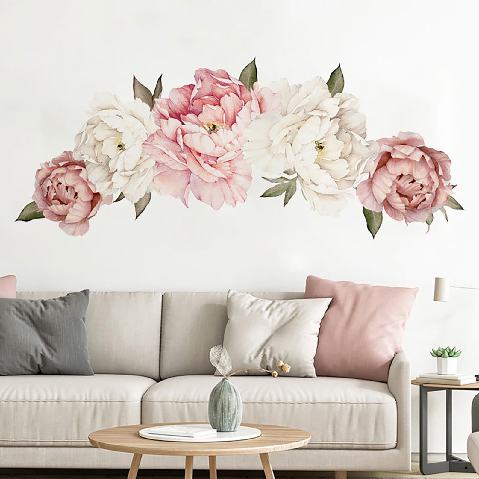 Bluey Room Decor Floral Peonies Wall Decal Peony Bouquet Flowers ...
