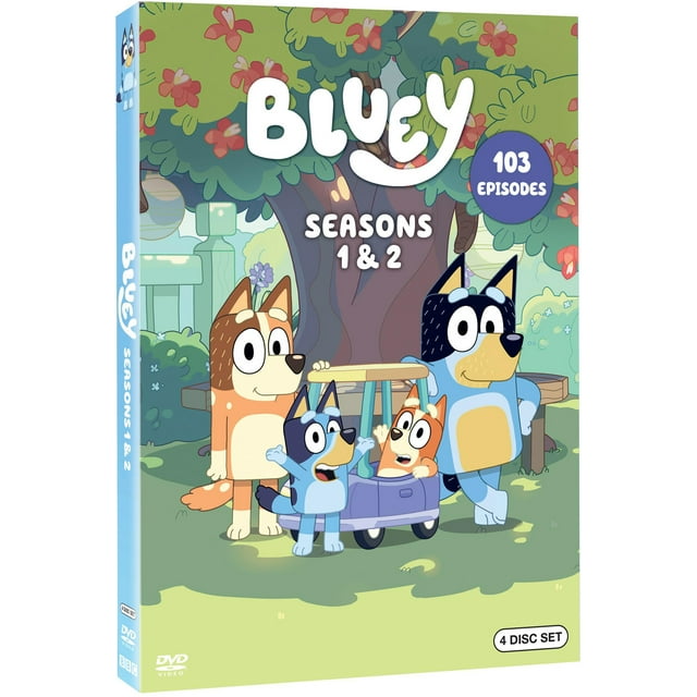 Bluey Show Kids Box Set: Season 1 & 2 DVD Videos Pack Movie - Walmart.com