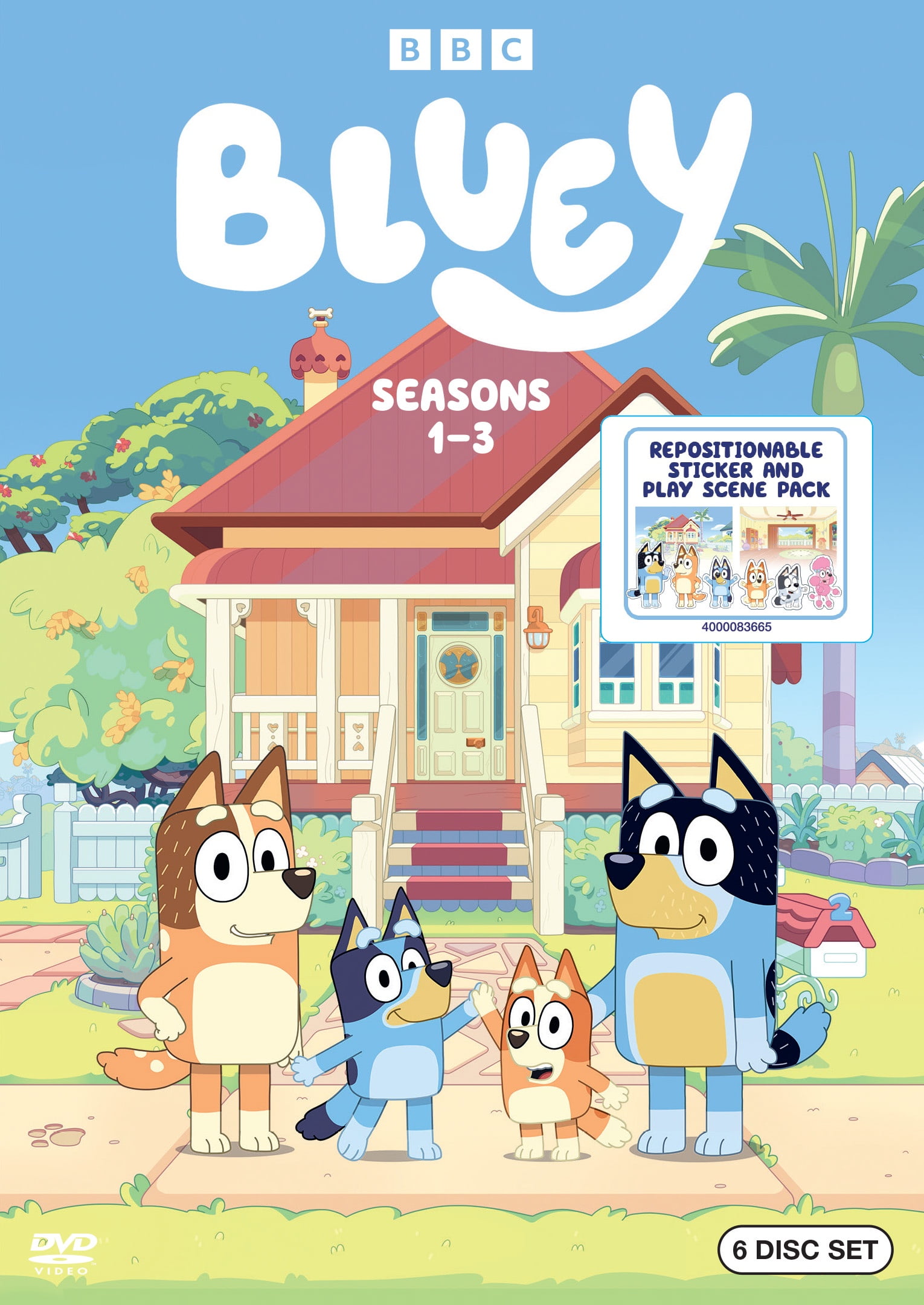 Bluey: Season 1-3 (6 Discs) (DVD), Family, BBC - Walmart Business Supplies