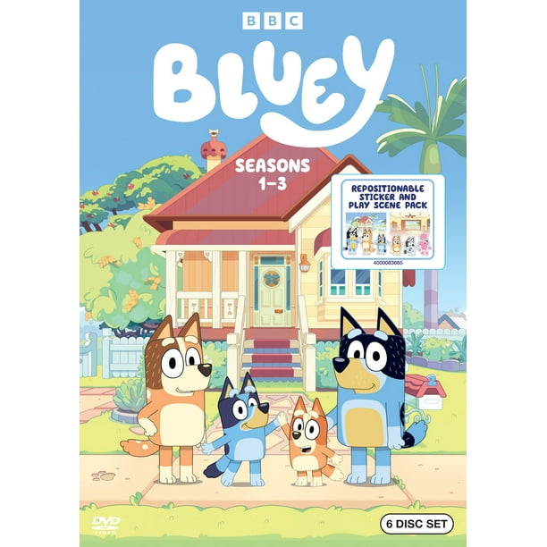 Bluey: Season 1-3 (6 Discs) (DVD), Family, BBC - Walmart Business Supplies
