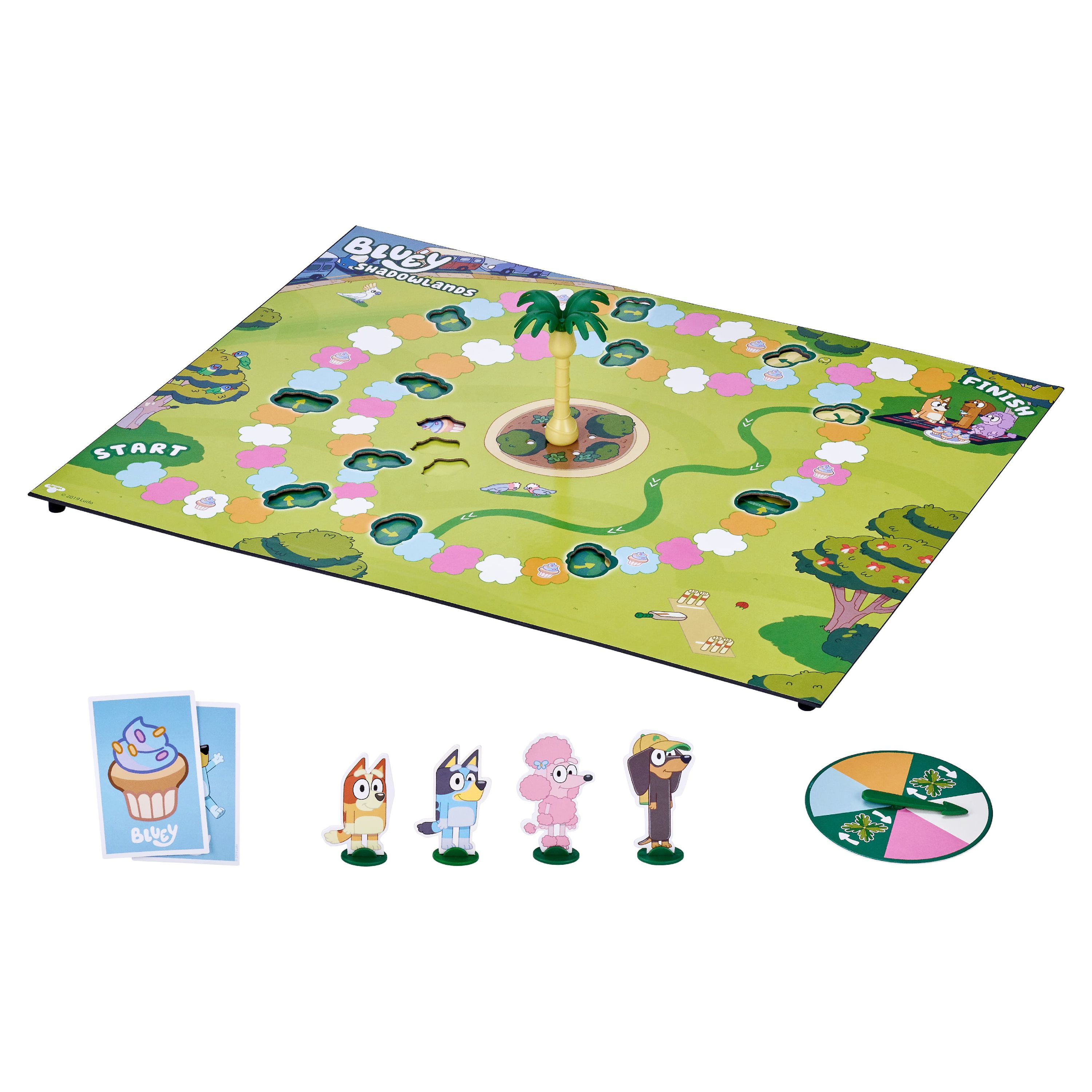 Bluey Shadowlands Board Game - Fun and Unpredictable Toy for 2 to 4 ...