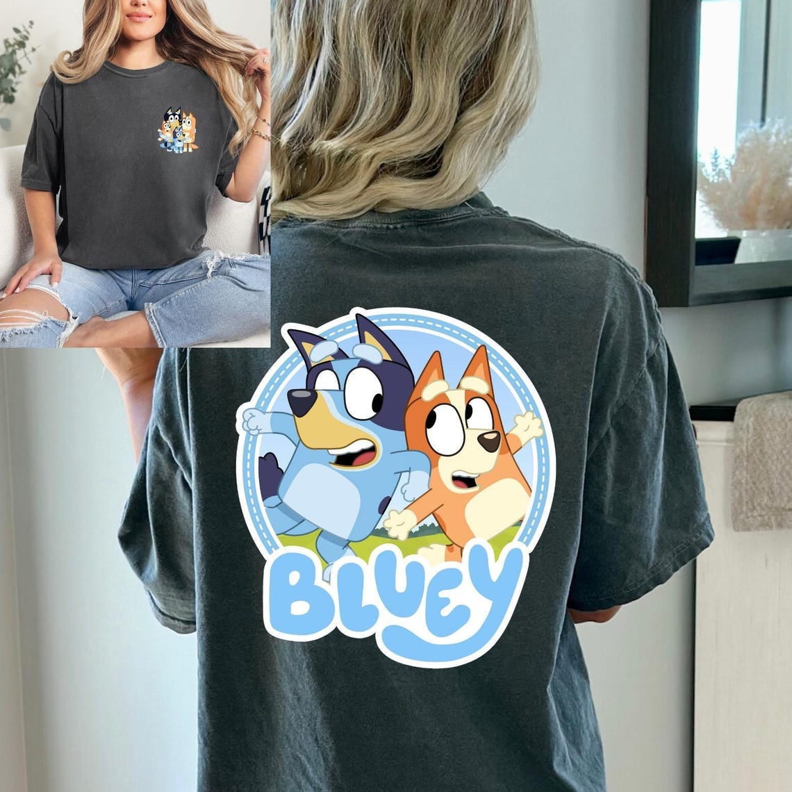 Bluey Shirt, Gildan, Unisex, Bluey Family, Bluey Design T-Shirt For Her ...