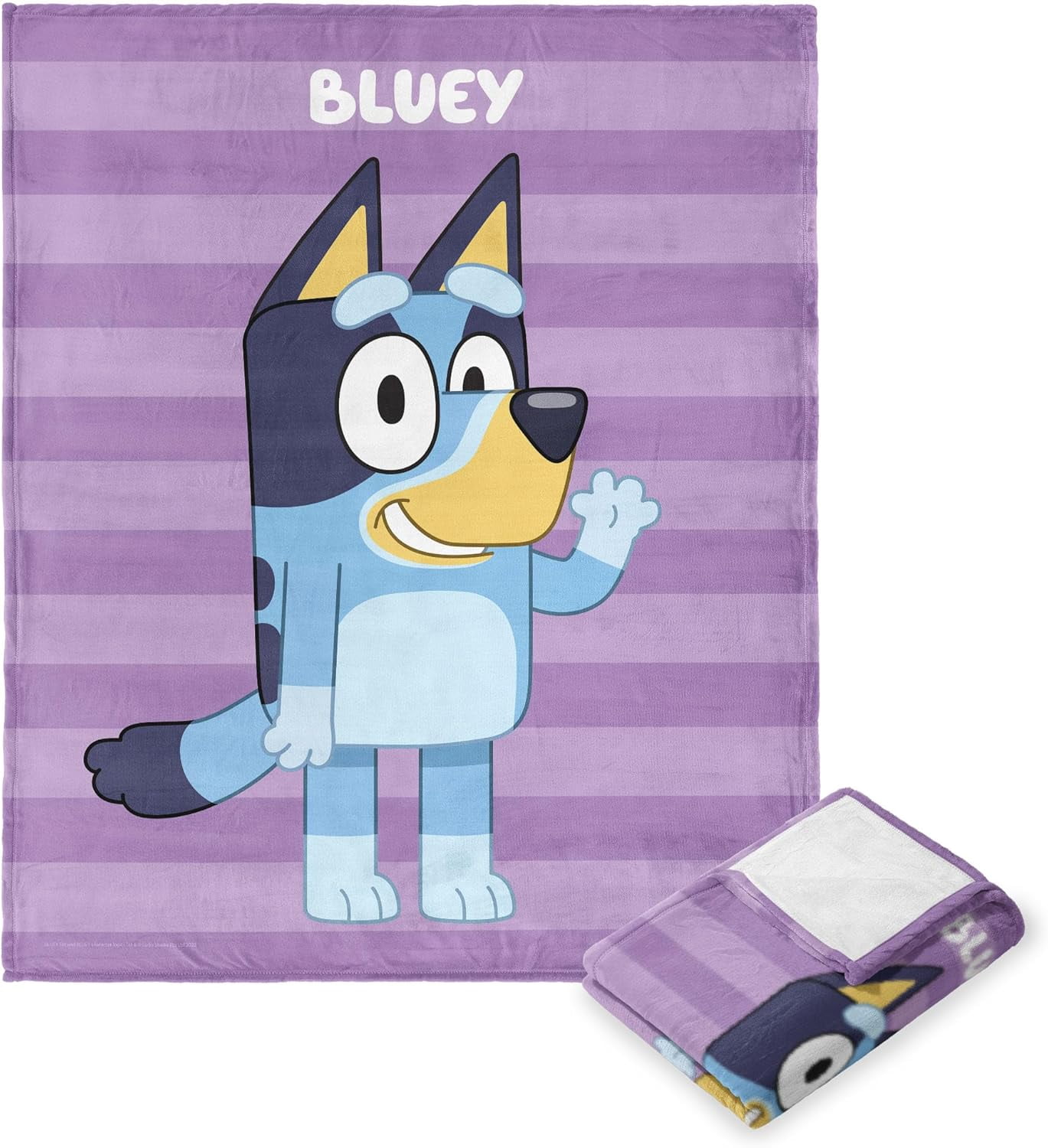 Bluey Silk Touch Throw Blanket, 50" X 60", Roll Call Bluey - Walmart.com