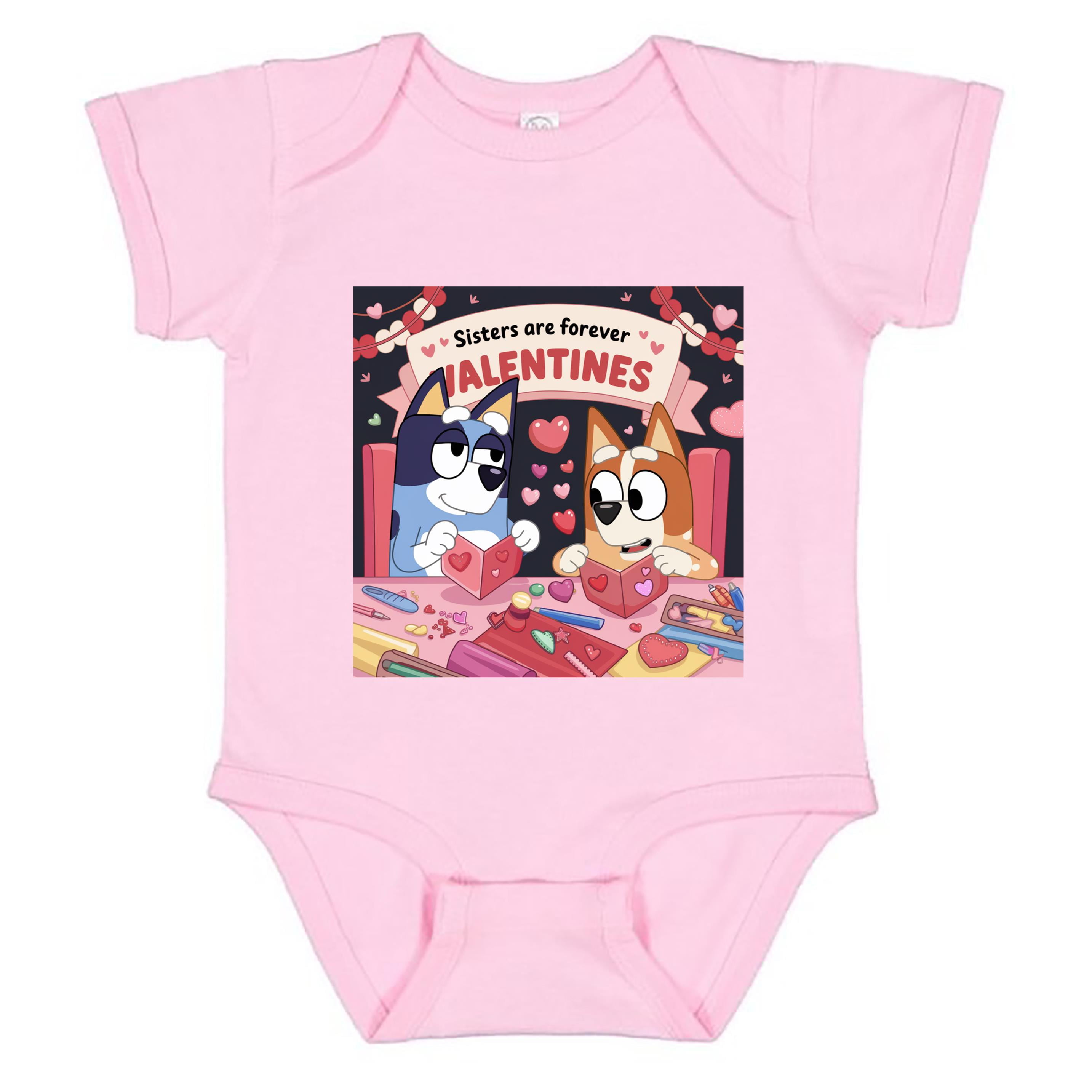 Bluey Sister Forever, Cute Family Bonding, Adorable Matching Baby ...