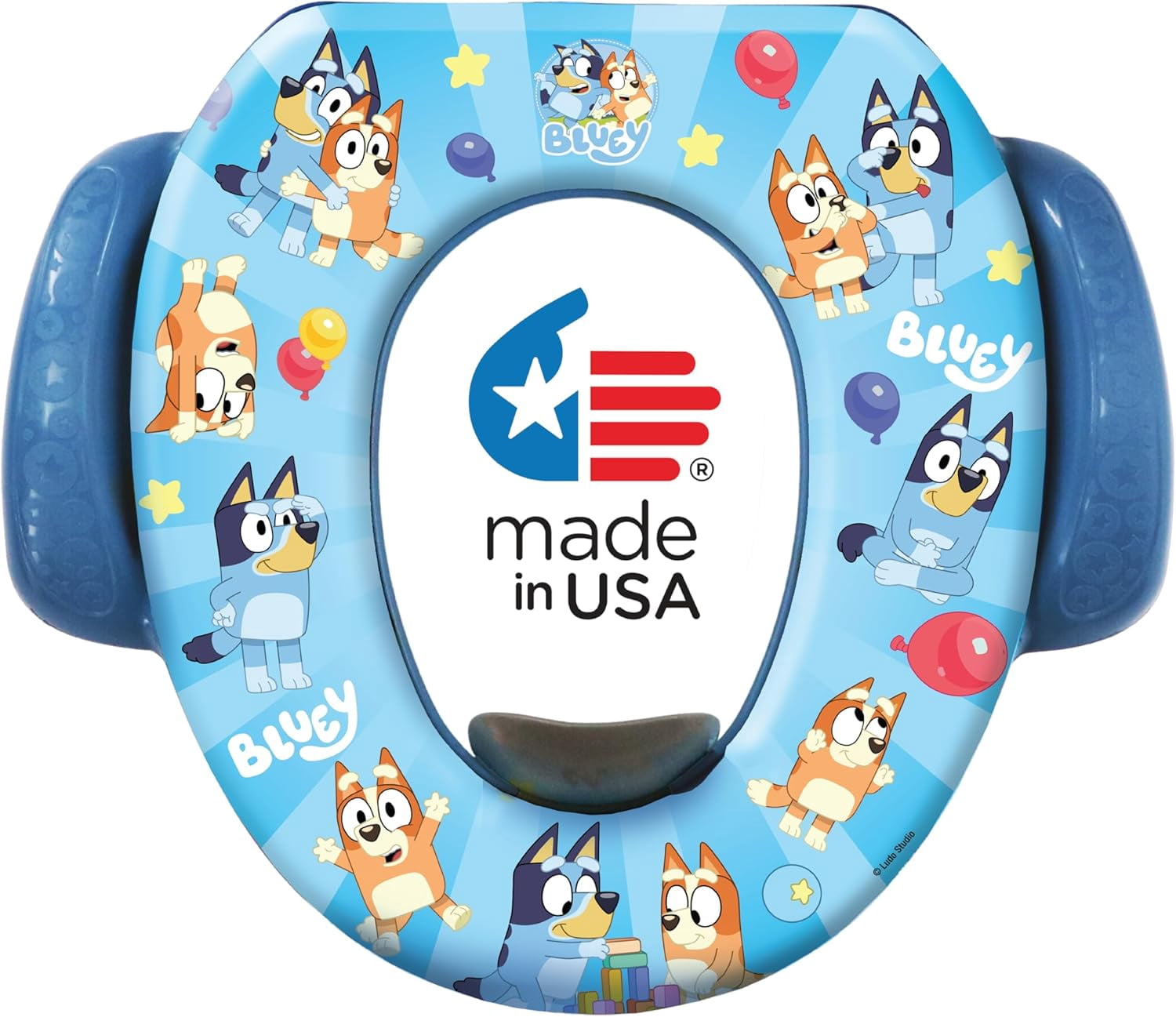 Bluey Soft Potty Seat - Potty Training Toilet Seat, Soft Cushion, Baby ...