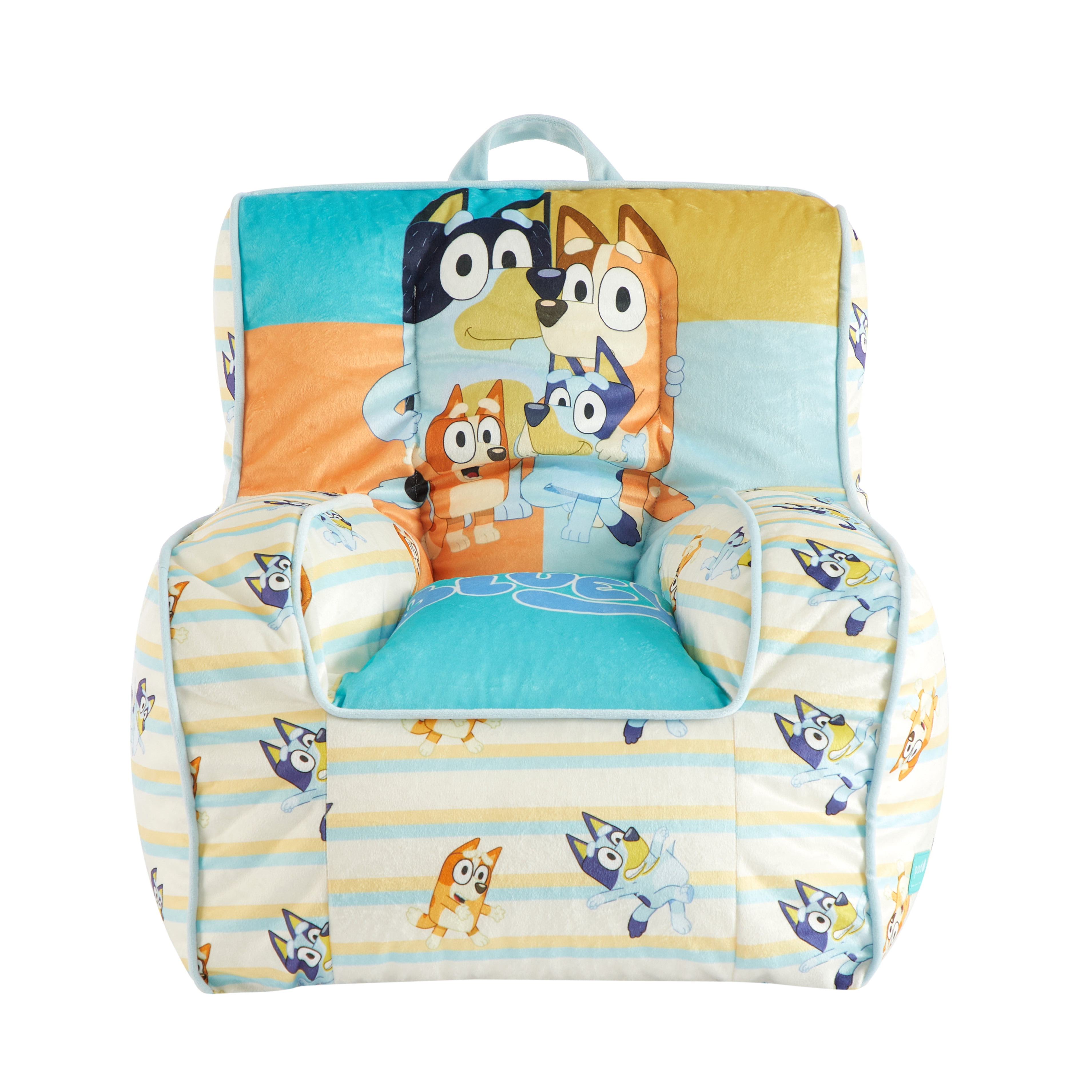 Bluey Square Beanbag Chair Blue, 18" inches - Walmart.com