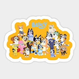 Bluey Sticker Bluey Stickers For Kids, Bluey Stickers Party Favors ...