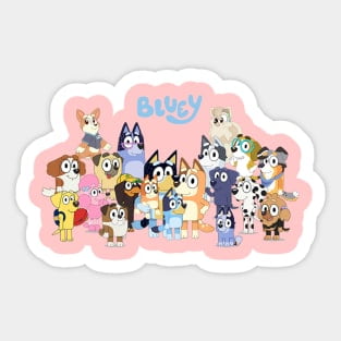 Bluey Sticker Bluey Stickers For Kids, Bluey Stickers Party Favors ...