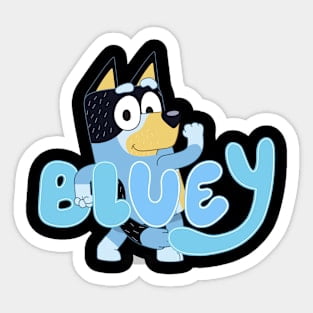 Bluey Sticker Phone Decal Water Bottle Stickers Car Decals, Laptop ...