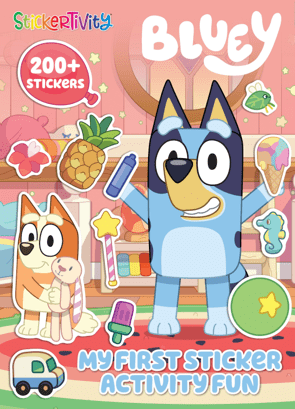 Bluey My First Sticker Activity Fun Paperback with over 200 Stickers ...