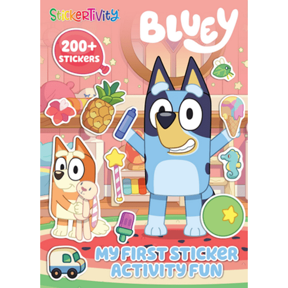 Bluey My First Sticker Activity Fun Paperback with over 200 Stickers ...