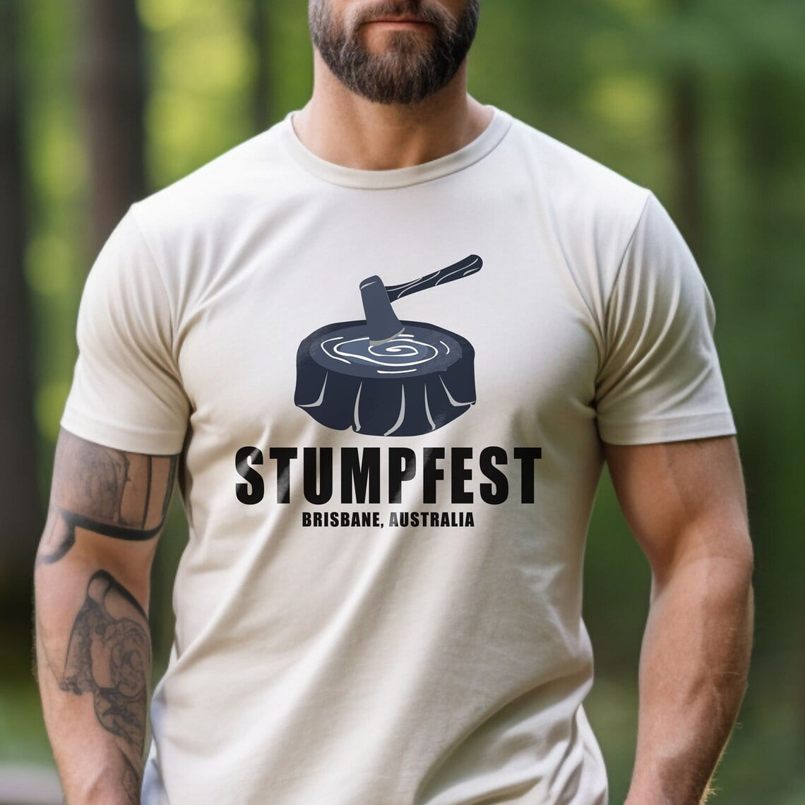 Bluey Stumpfest T-Shirt- Funny Dad Shirt - Stumpfest Vibes Tee - Silly ...