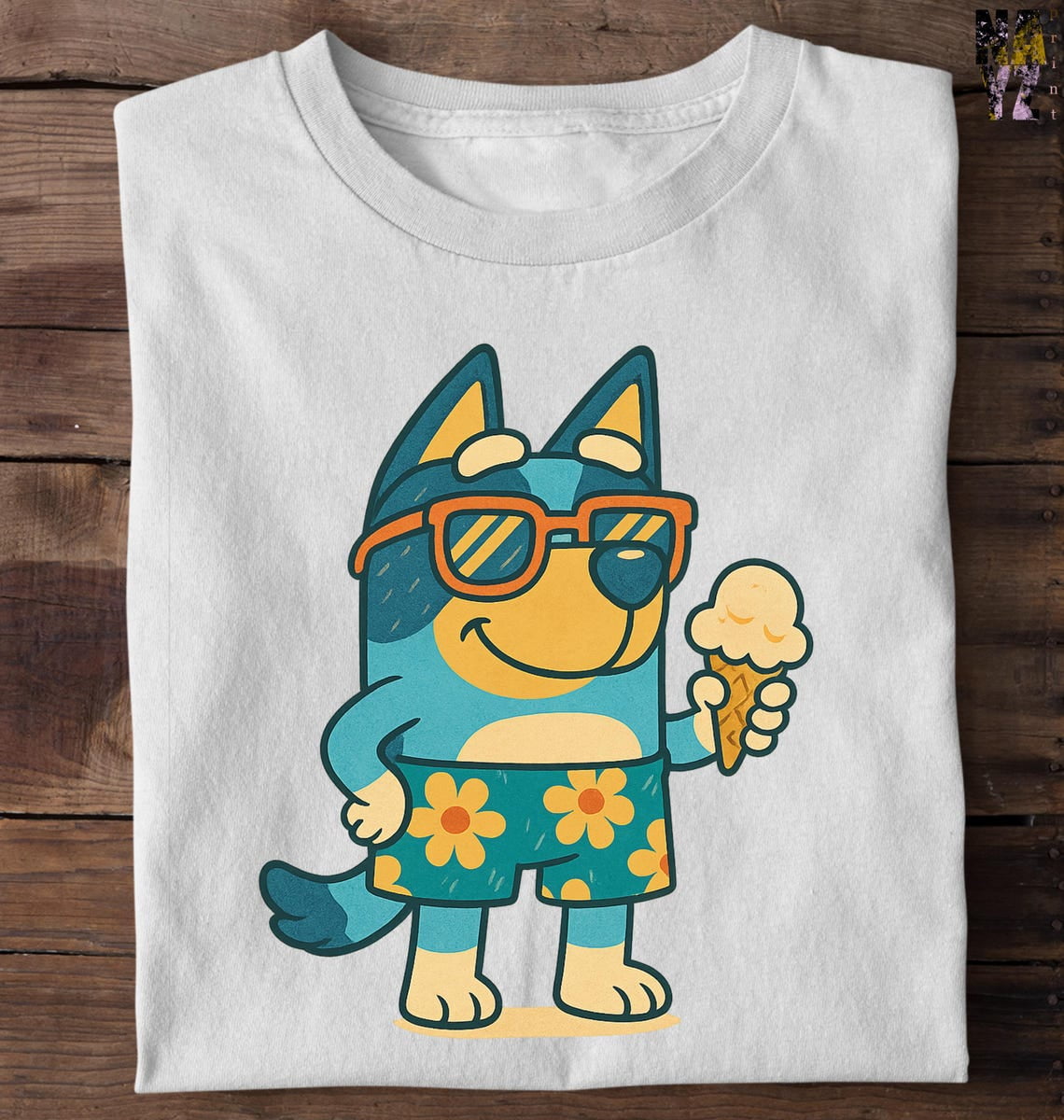 Bluey Summer Shirt For Kids, Bluey Lover Summer Shirt, Cute Vacation ...