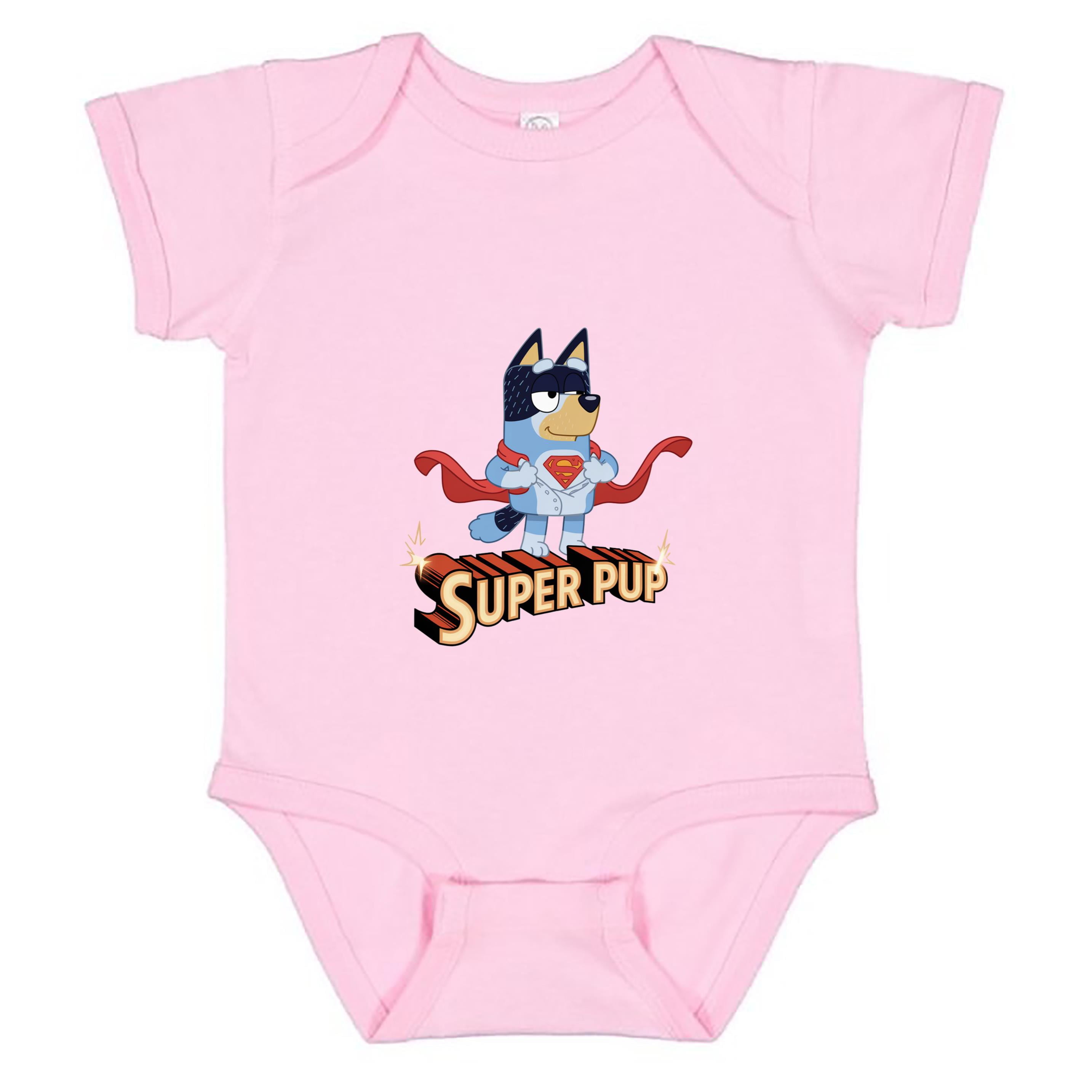 Bluey Super Pup Cartoon Dog, Fun Heroic Adventure, Playful Action Print ...