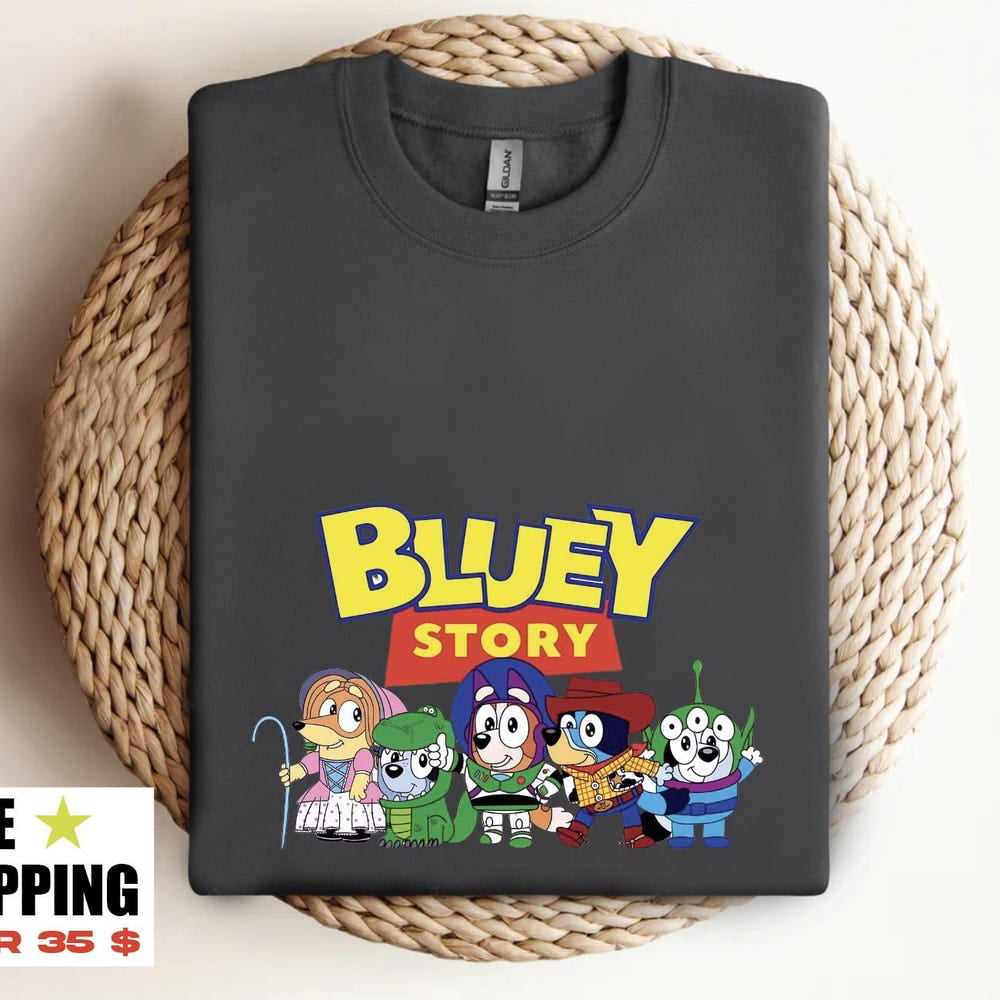 Bluey T-Shirt, Bluey Character Shirt, Bluey Story Shirt, Bluey Birthday ...