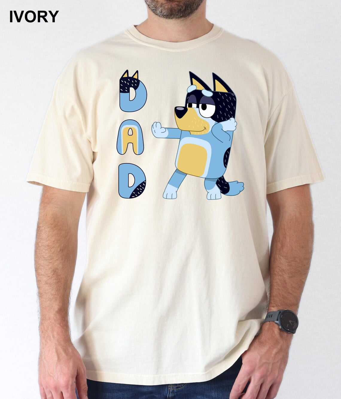 Bluey T-Shirt, Dad Shirt, Bluey Dad Shirt, Father'S Day Shirt, Bandit ...