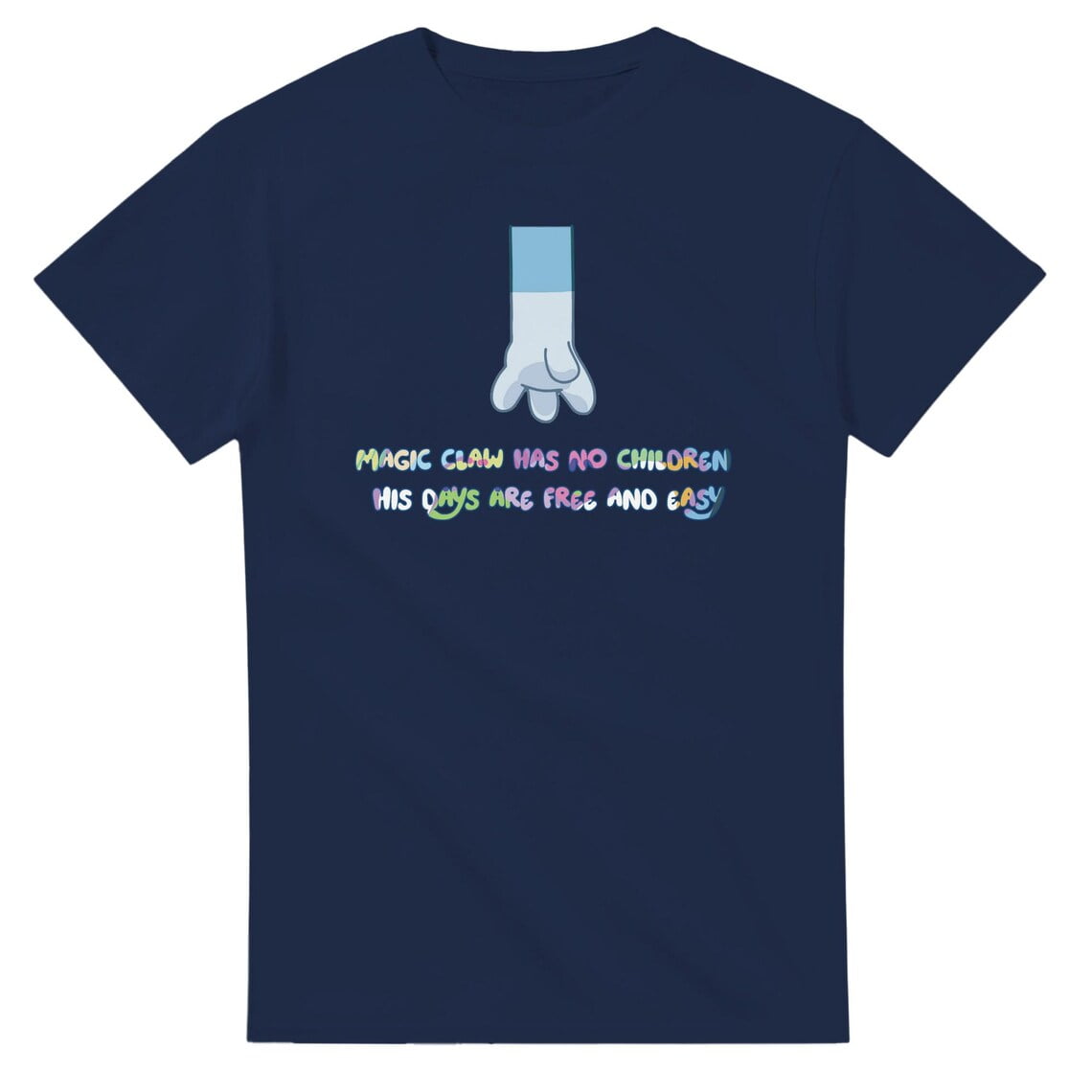 Bluey T-Shirt - Magic Claw Quote - Classic Cotton Tee For Everyday Wear ...