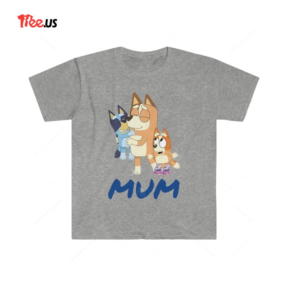 Bluey T-shirt Bluey Mum Chilli - Walmart.com