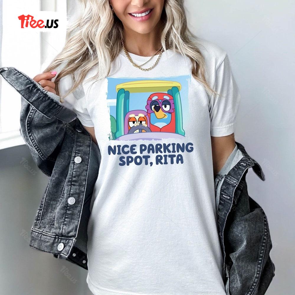 Bluey T-shirt Disney Cartoon Rita Birthday Gift for Toddlers - Walmart.com