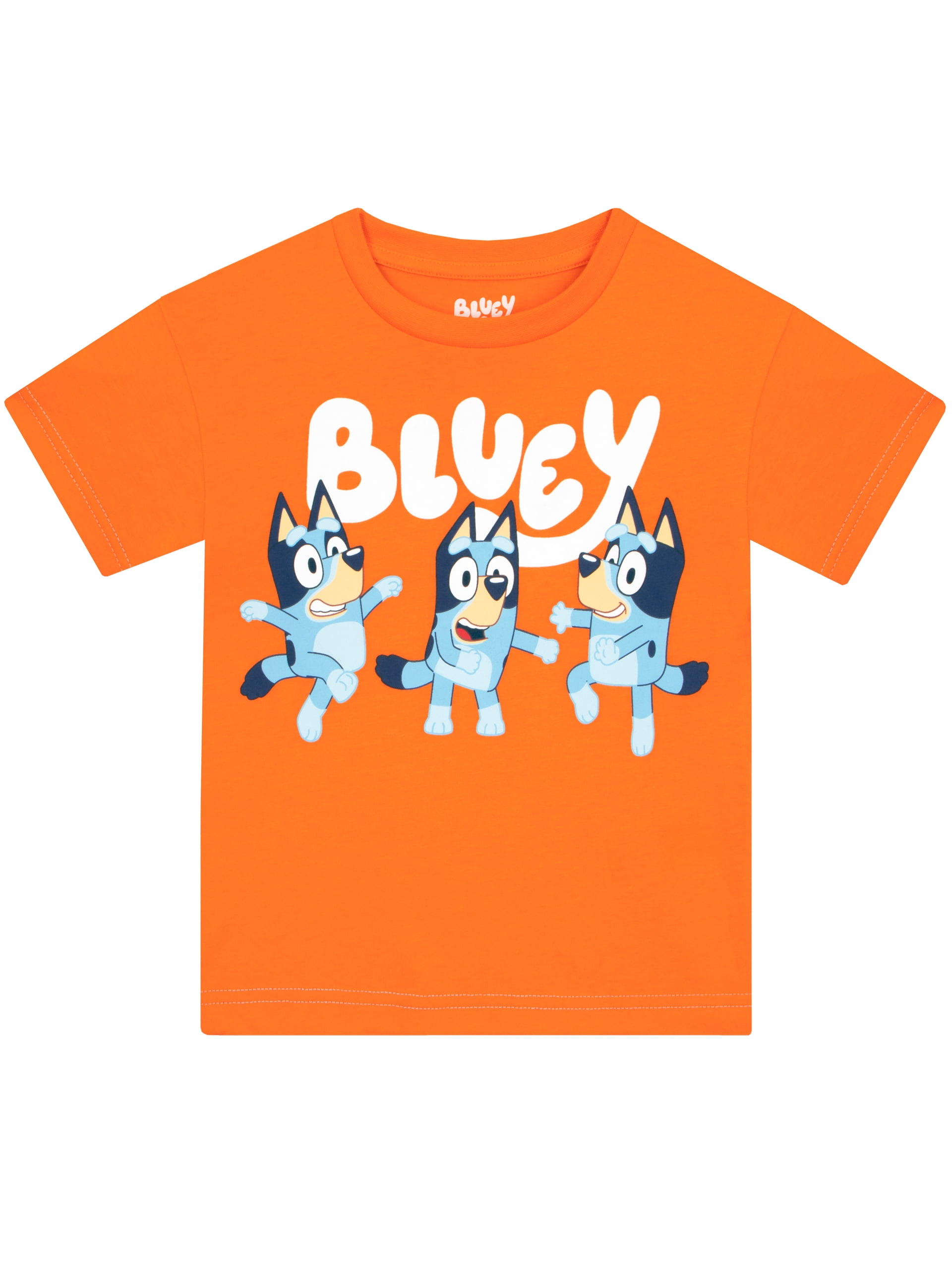 Bluey T-shirt Orange Sizes 2T-8 - Walmart.com