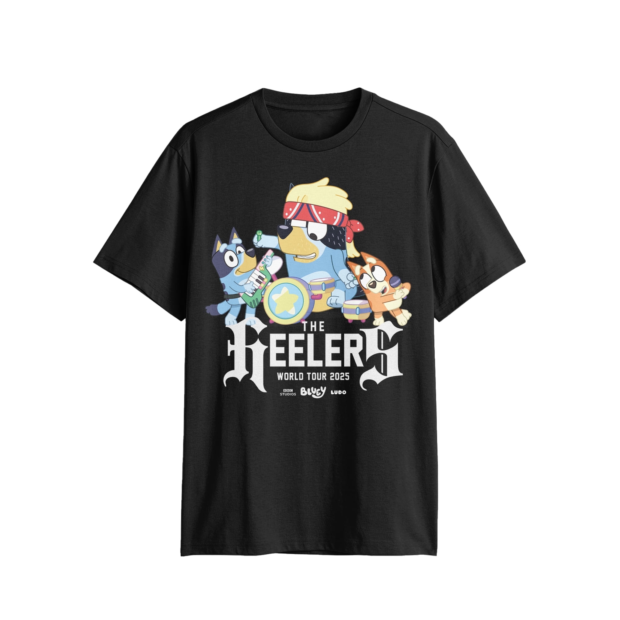 Bluey The Heelers World Tour 2025 Shirt, Mens Graphic Tee, Tour Theme ...