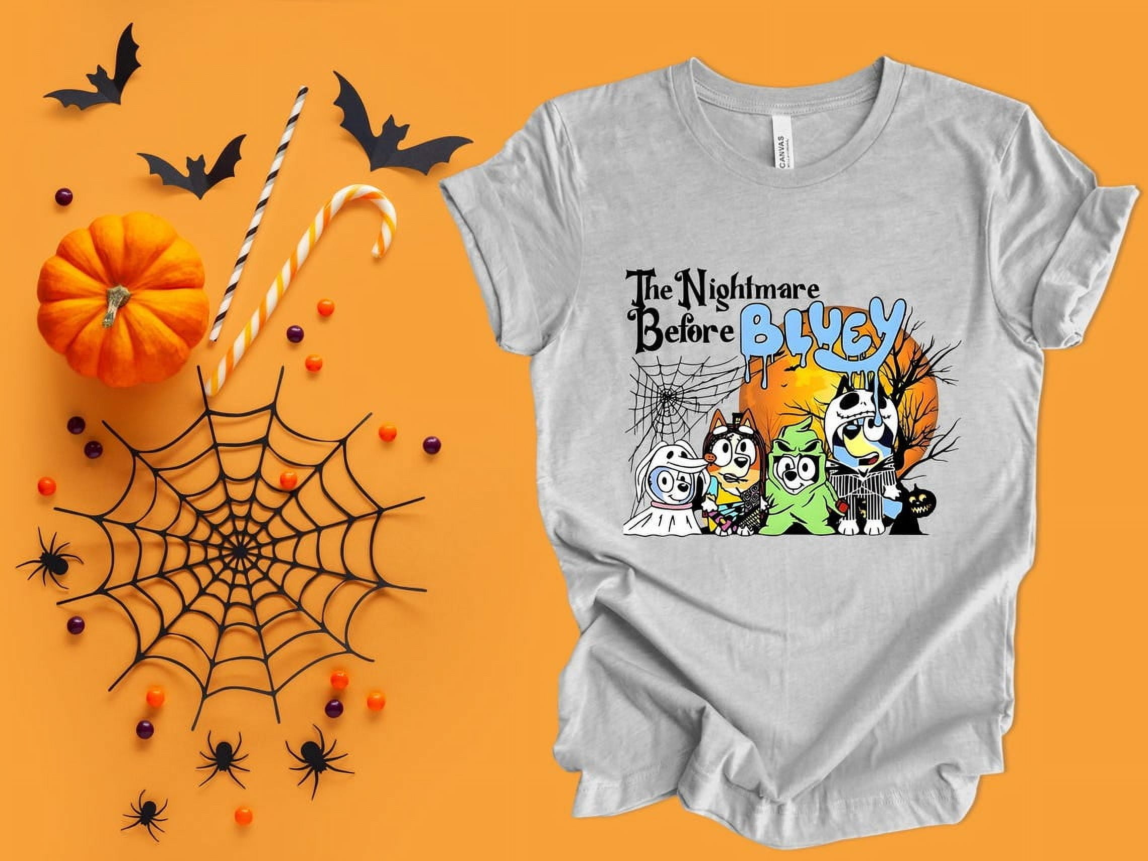 Bluey The Nightmare Before Bluey, Trick Or Treat, Unisex S-5Xl Hot ...