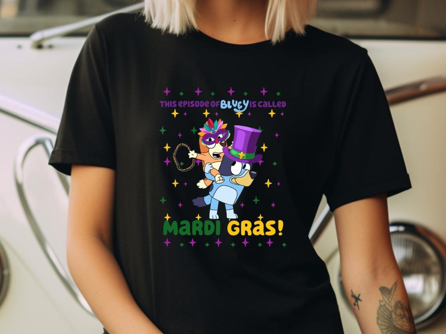 Bluey This Episode Of Bluey Is Called Mardi Gras, Funny Design, Unisex ...