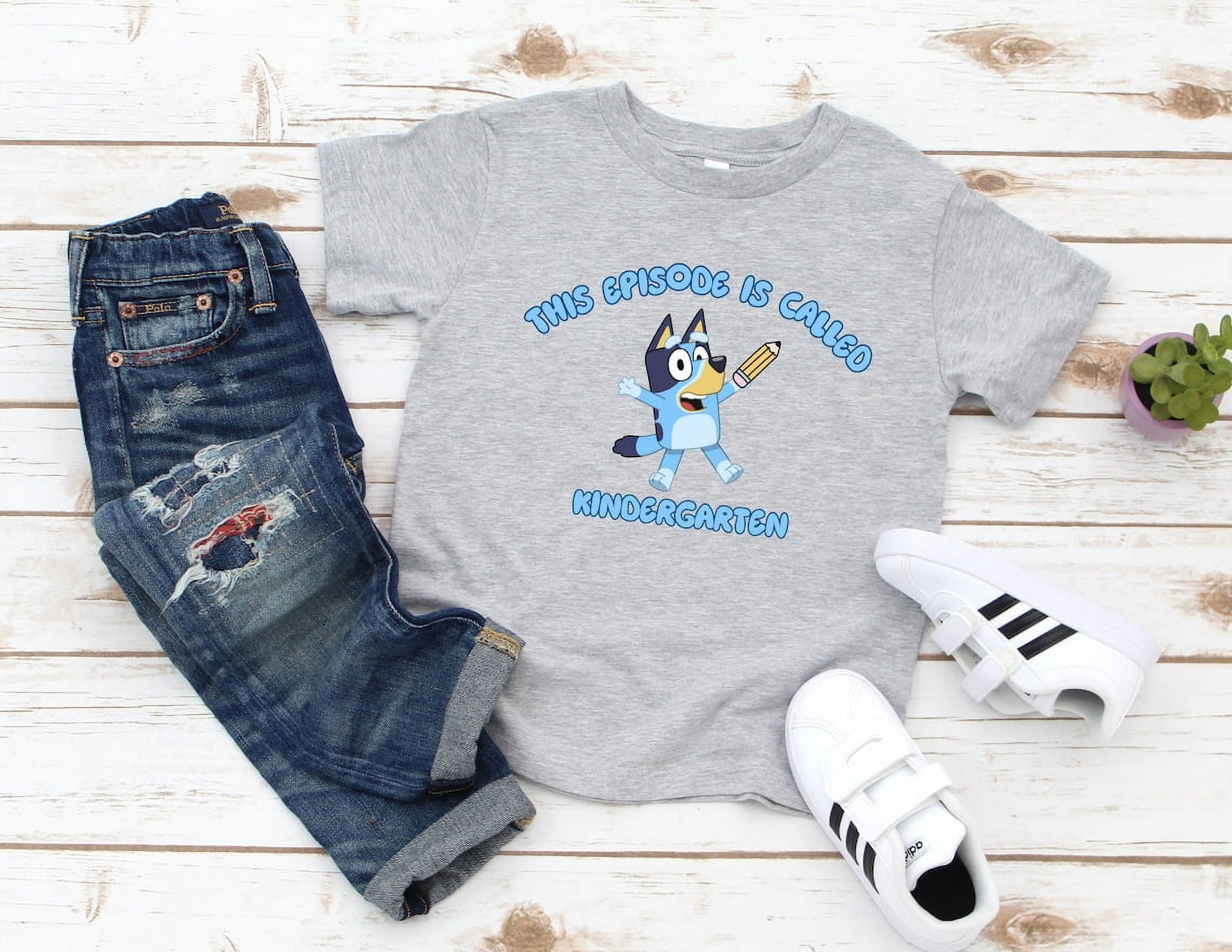 Bluey This Episopde Is Called Kindergarten, Back to School, Cute Blue ...