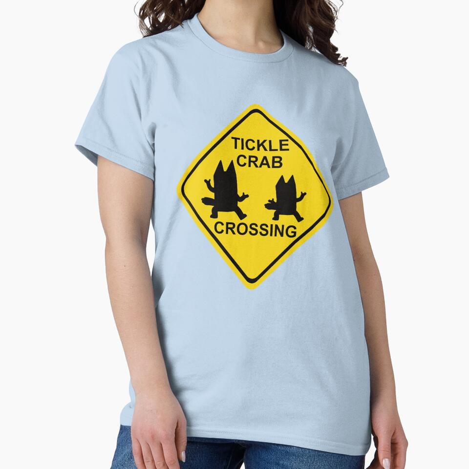 Bluey Tickle Crab Crossing Classic T-Shirt - Walmart.com