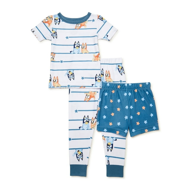 Bluey Toddler Boy Pajama Set, 3-Piece, Sizes 12M-5T - Walmart.com