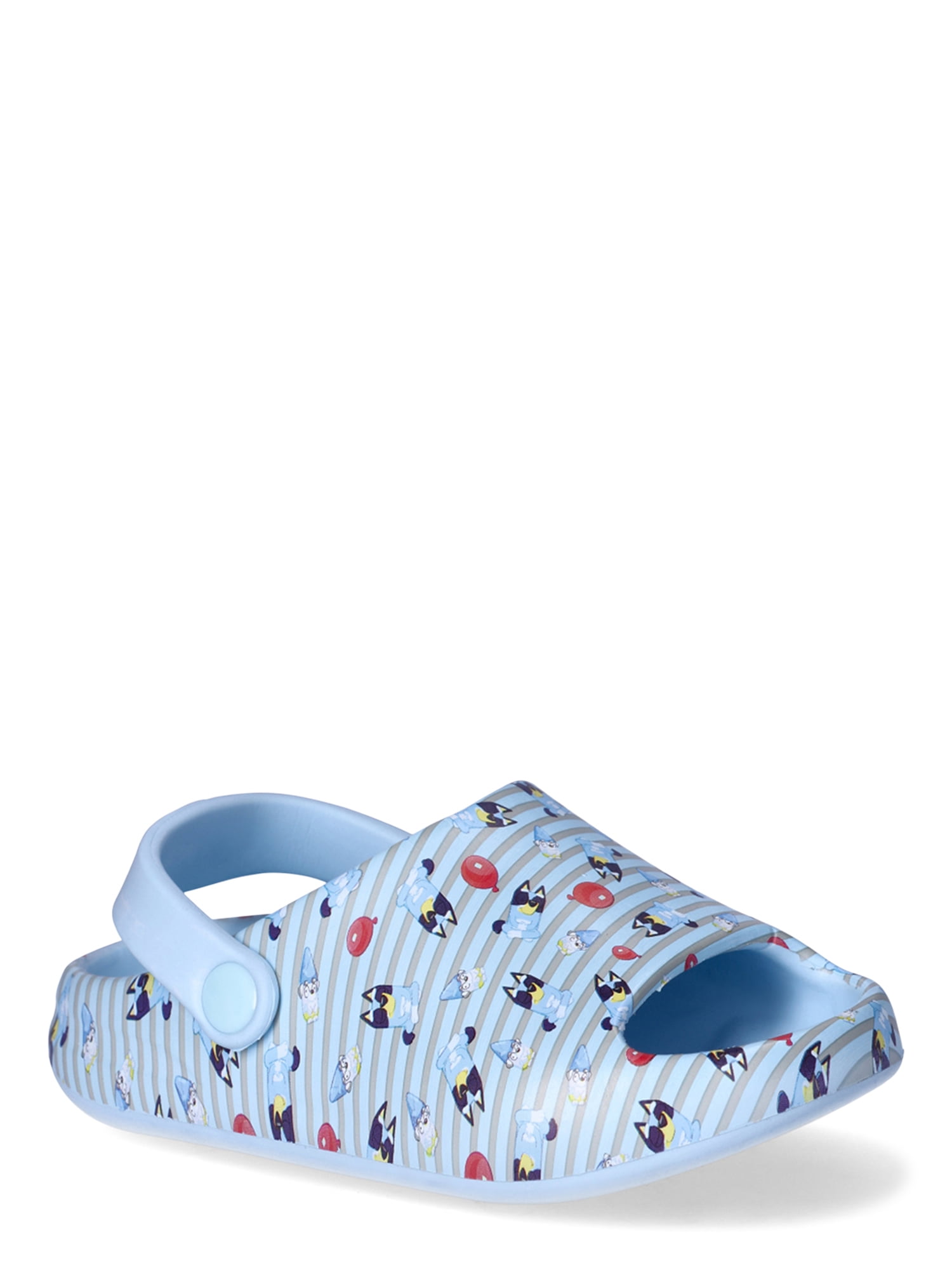 Bluey Toddler Boys Comfort Slide Sandals, Dual Sizes 5/6-11/12 ...