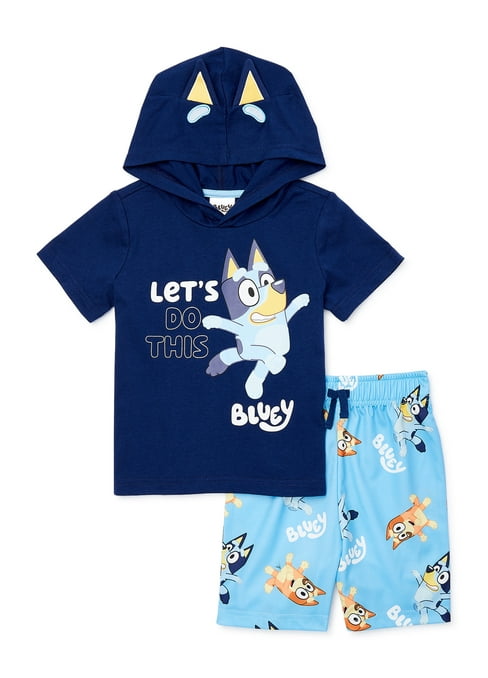 Bluey Bingo Toddler Boys Fleece Hoodie and Jogger Sweatpants Outfit Set ...