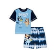 Bluey Toddler Boys Short Sleeve Rashguard & Swim Trunks with UPF 50+, 2 ...