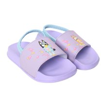 Rainbow Daze Girls Slide Sandal, Unicorn Molded Slides With Elastic ...