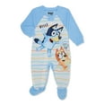 Bluey Kids Pajamas: Baby Character Zip Toddler Unisex One-Piece Sleeper ...