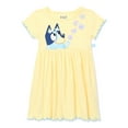 Bluey Toddler Girls Ribbed Graphic Dress, Sizes 2T-5T - Walmart.com