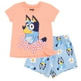 Bluey Clothes Set: Toddler to Little Kid Girls T-Shirt & French Terry ...