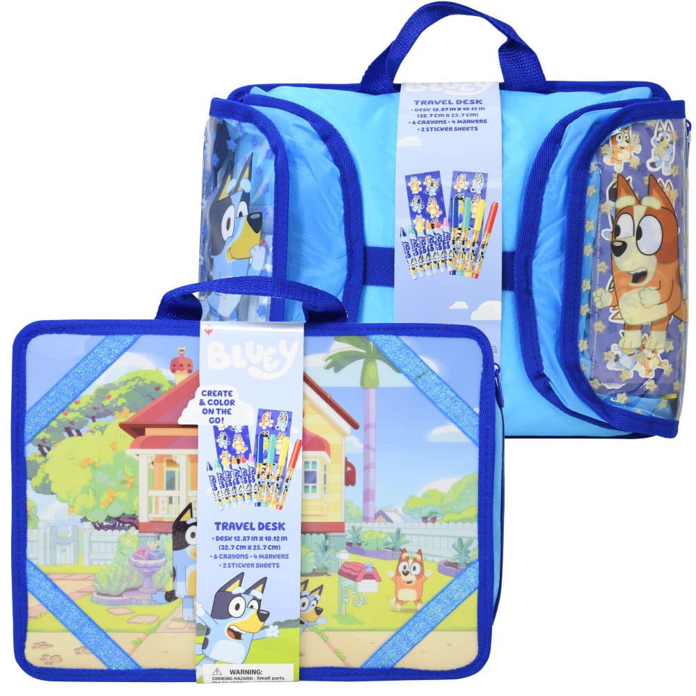 Bluey Travel Desk (Create & Color On the Go!) - Walmart.com