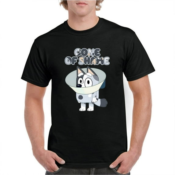 Bluey Tshirt-Muffin Cone Of Shame Bluey Family Shirt, Bluey Dog Cartoon ...